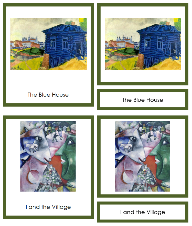 Art Cards Bundle (Set 1) - Montessori Print Shop Digital Download
