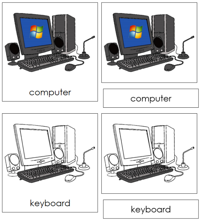 Computer Nomenclature Cards - FREE Montessori Download - Montessori ...