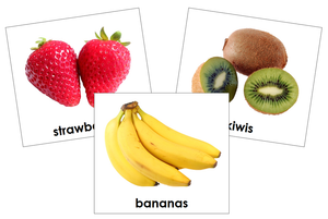 Toddler Fruit Cards - Montessori Print Shop Digital Download