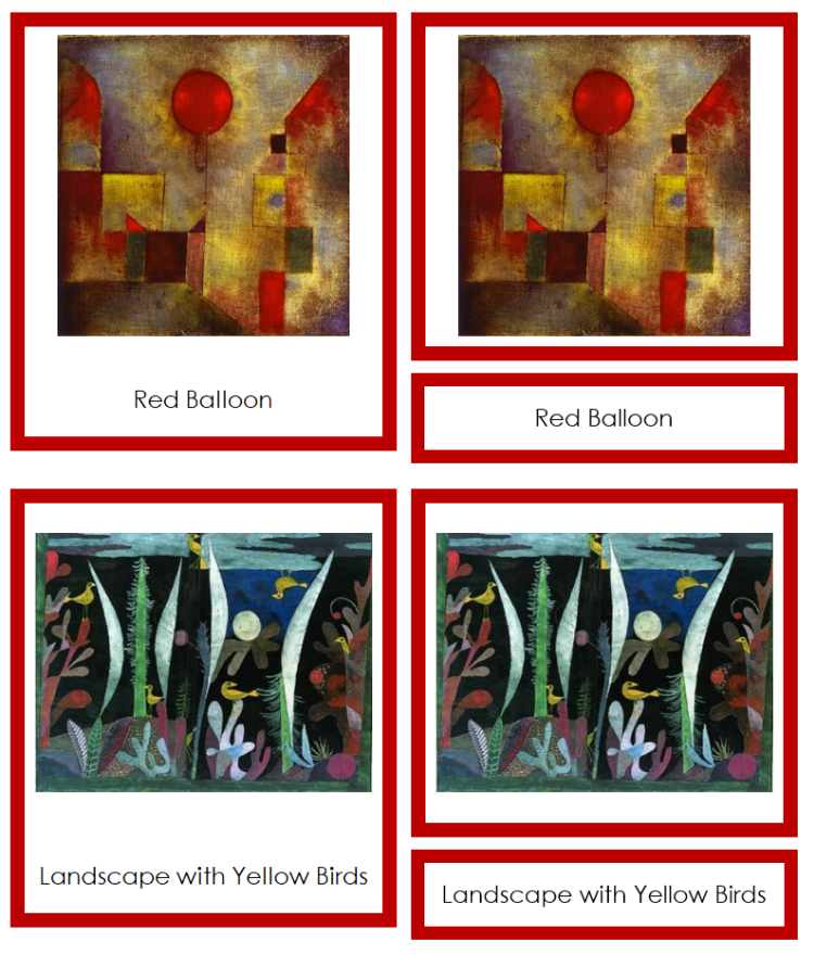 Art Cards Bundle (Set 1) - Montessori Print Shop Digital Download