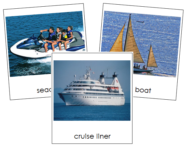 Marine Transportation - Montessori Print Shop