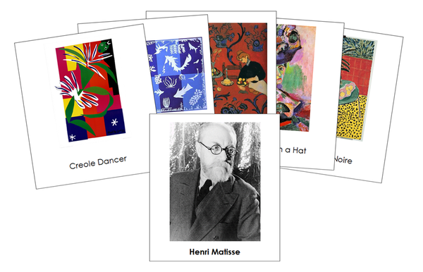 Henri Matisse Art Cards - Montessori Digital Download - Montessori ...