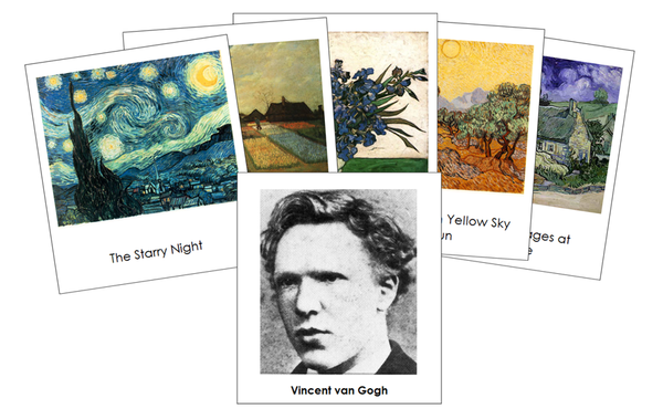 Vincent van Gogh Art Cards - Montessori Print Shop