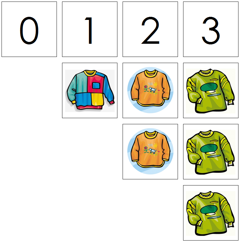 Numbers & Shirt Counters - Montessori Print Shop