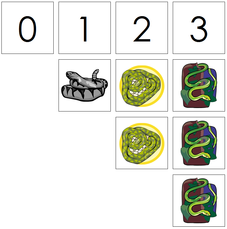Numbers & Snake Counters - Montessori Print Shop Digital Download