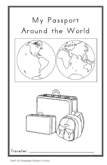 My Geography Passport - Montessori Print Shop Digital Download