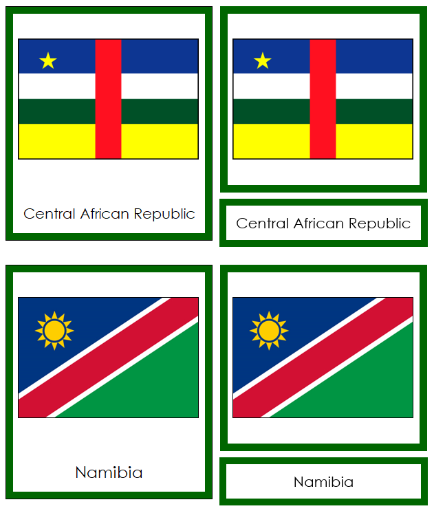 Africa Continent Bundle - Montessori Digital Download - Montessori ...