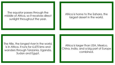 Africa Deluxe Continent Bundle - Montessori Continent Studies ...