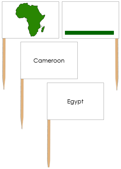 Africa Continent Study - Montessori Print Shop