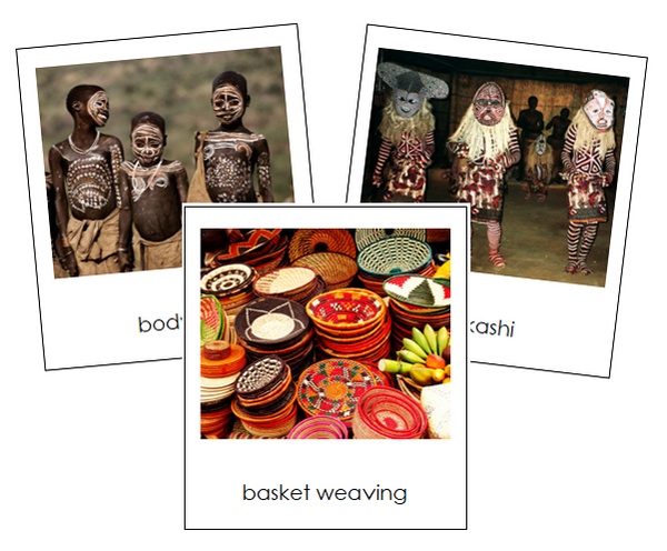 African Culture Cards - Montessori Print Shop