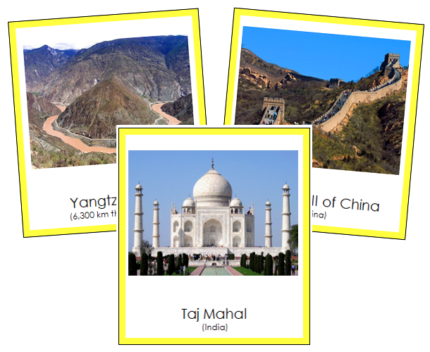 Asian Landmarks - Montessori Print Shop