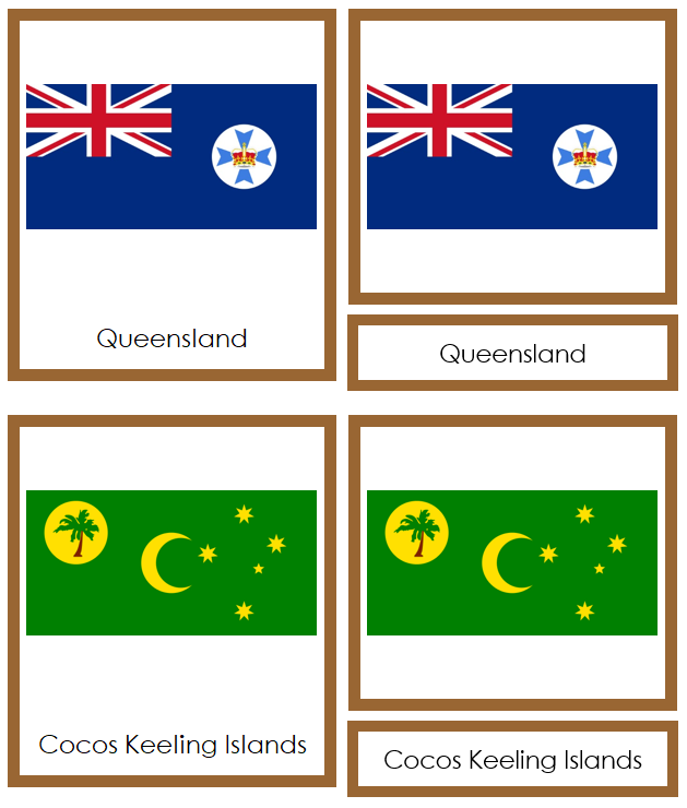 Australia/Oceania Continent Bundle - Montessori Print Shop