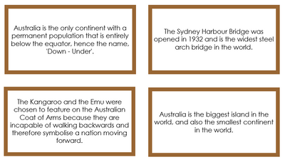 Australia/Oceania Deluxe Continent Bundle - Montessori Print Shop