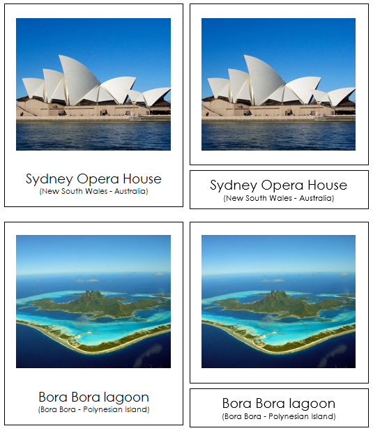 Australia/Oceania Deluxe Continent Bundle - Montessori Print Shop