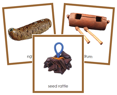 Australian and Oceanian Musical Instruments - Montessori Print Shop