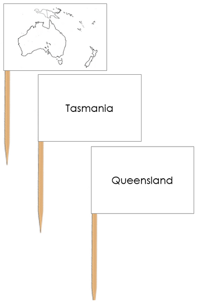 Australia & Oceania Continent Study - Montessori Print Shop