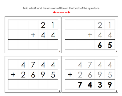 Addition Command Cards - Montessori Print Shop Digital Download