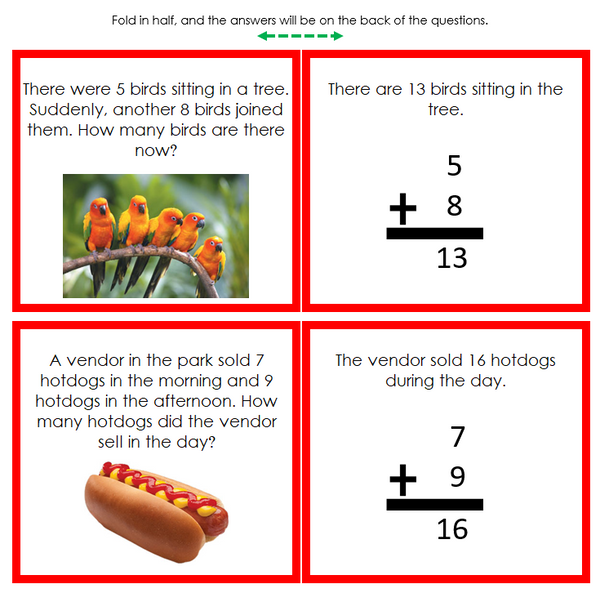 Addition Word Problems Set 2 (color-coded) - Montessori Print Shop ...