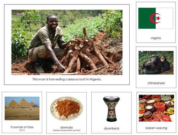 Africa Continent Bundle - Montessori Print Shop