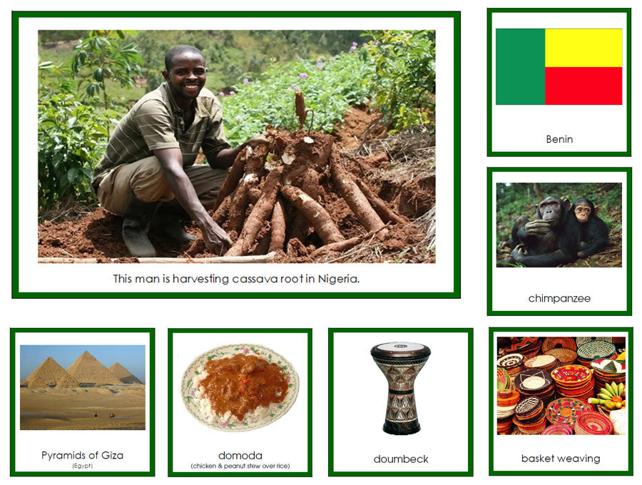 Africa Continent Bundle - Montessori Print Shop