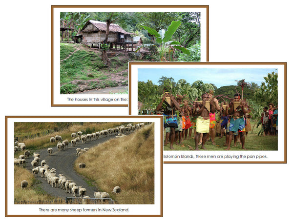 Australia/Oceania Continent Bundle - Montessori Print Shop