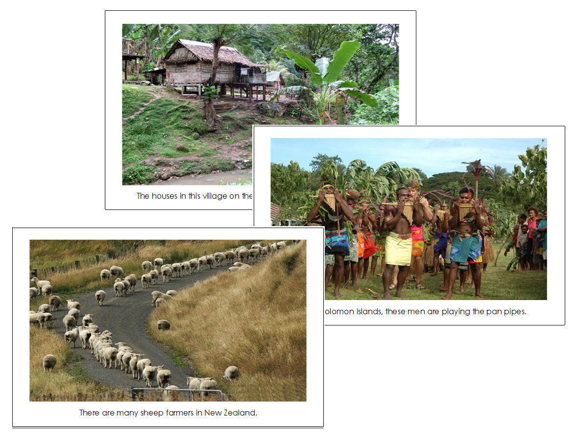 Australia/Oceania Continent Bundle - Montessori Print Shop