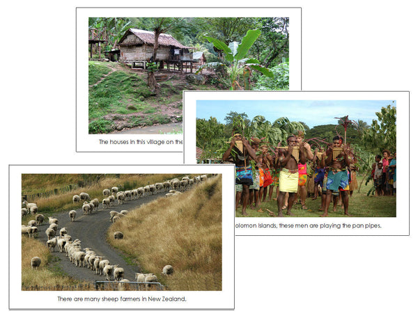 Australia/Oceania Continent Bundle - Montessori Print Shop