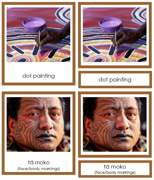 Australia/Oceania Continent Bundle - Montessori Print Shop