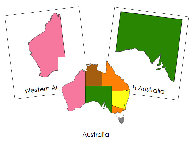 Australia & Oceania Continent Study - Montessori Print Shop