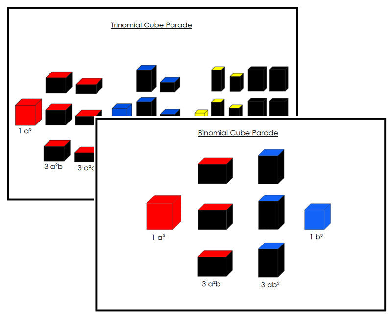 Binomial & Trinomial Control Cards - Montessori Digital Download ...