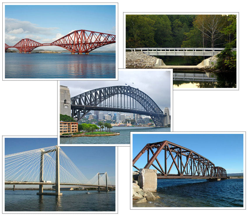 Types of Bridges - Montessori Print Shop Digital Download