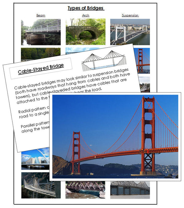 Types of Bridges - Montessori Print Shop