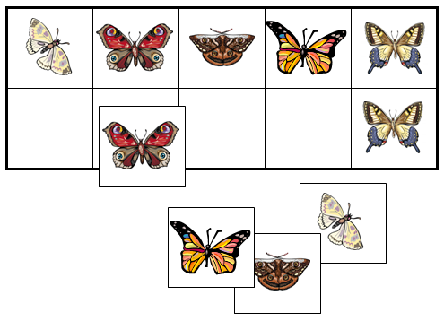 Butterfly Match-Up & Memory Game - Montessori Print Shop Digital Download