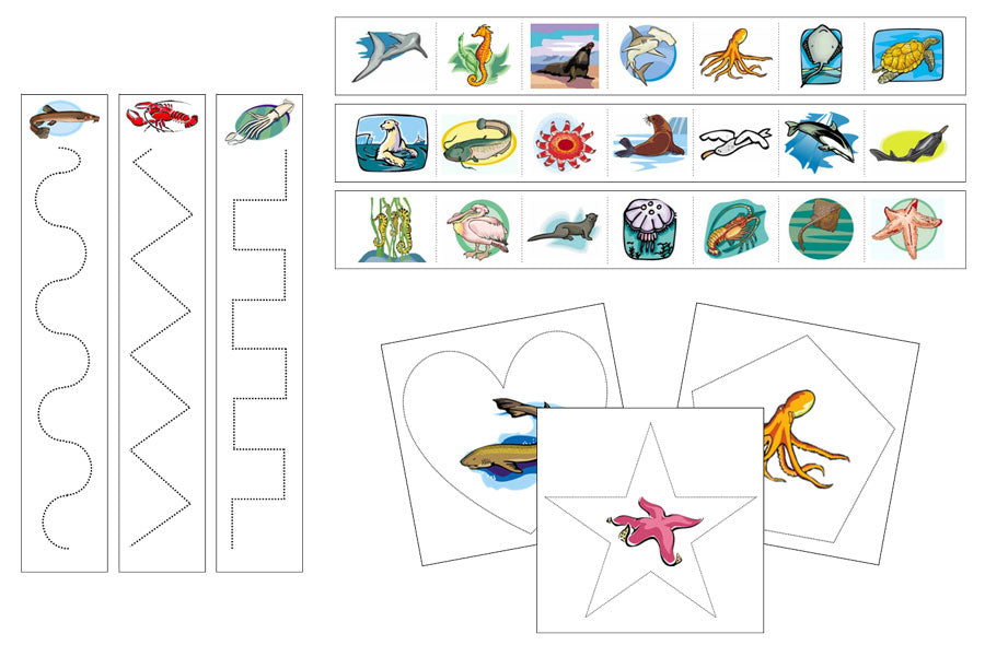 Cutting & Pin-Poking Lessons - Montessori Print Shop