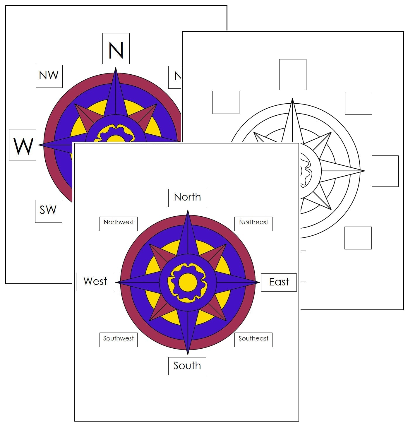 Compass Worksheet Compass Directions Fairytale Activity | Teaching
