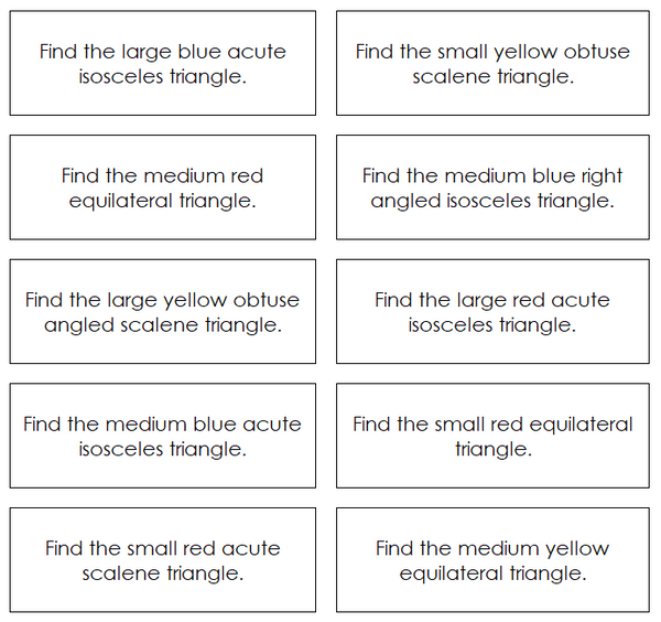 Primary Geometry Bundle - Montessori Print Shop