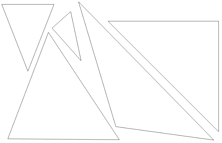 Detective Adjective Game Triangles (Outlines) - Montessori Print Shop