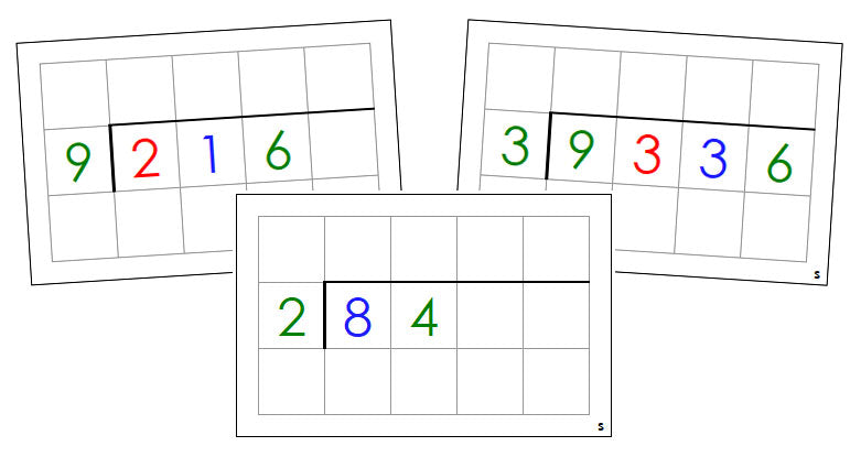 Division Command Cards - Montessori Print Shop Digital Download