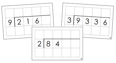 Division Command Cards - Montessori Print Shop