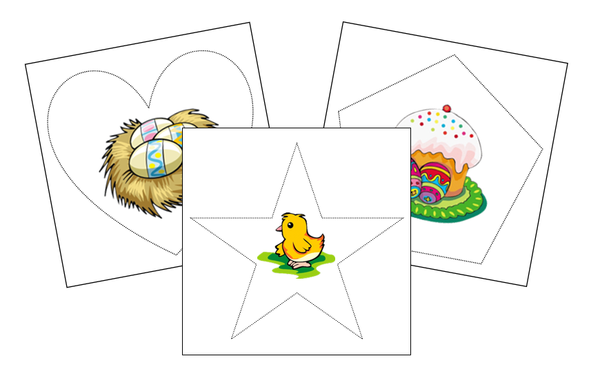 Easter Cutting Work - Montessori Print Shop