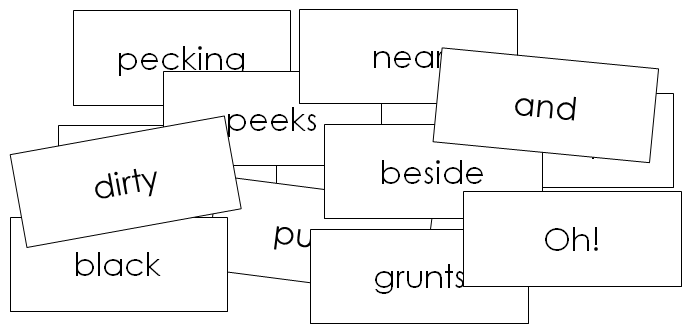 Farm Game Labels - Montessori Print Shop