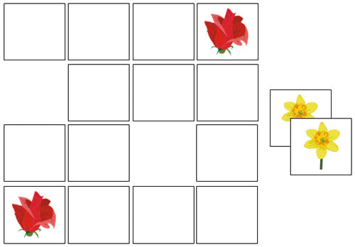 Flower Match-Up & Memory Game - Montessori Print Shop