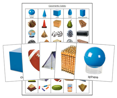 Primary Geometry Bundle - Montessori Print Shop Digital Download