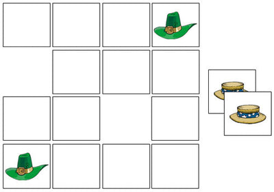 Hat Match-Up & Memory Game - Montessori Print Shop
