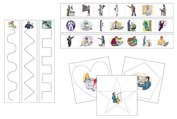 Jobs Cutting Work - Montessori Print Shop