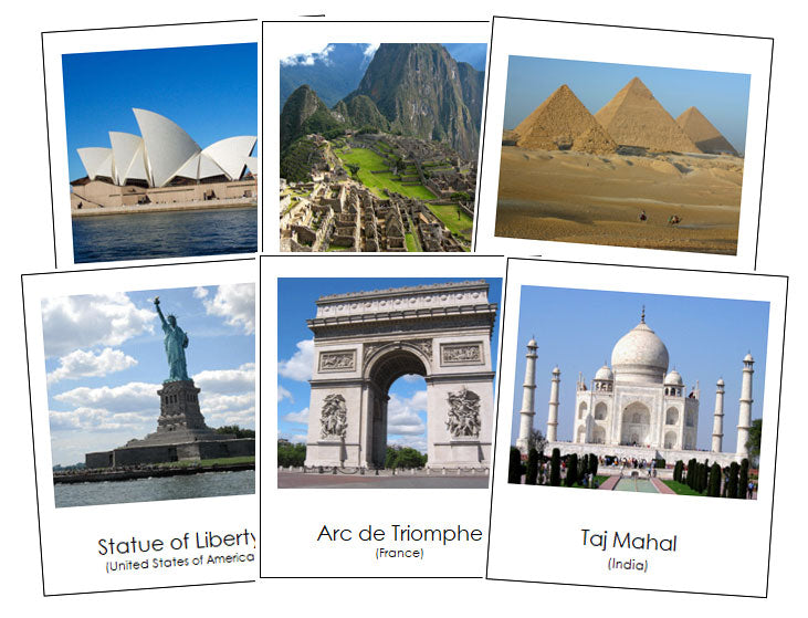 World Landmarks Bundle - Montessori Print Shop Digital Download