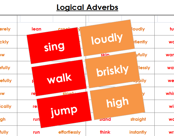 Primary Grammar Cards (color) - Montessori Print Shop