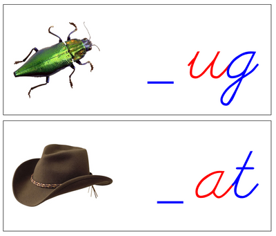 Montessori Moveable Alphabet Vowel Sound Cards (wood-cursive) - Pink ...