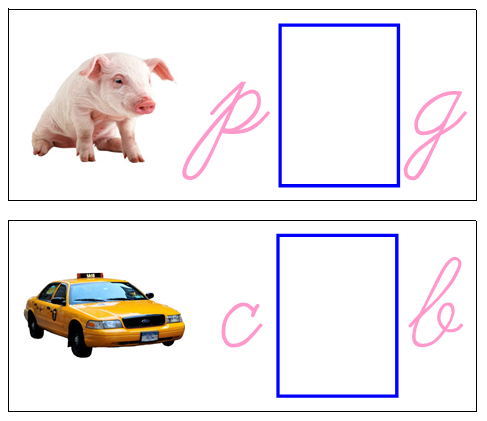 Montessori Moveable Alphabet Vowel Cards - Montessori Digital Download ...
