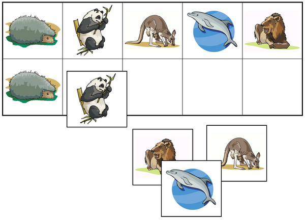 Mammal Match-Up & Memory Game - Montessori Print Shop